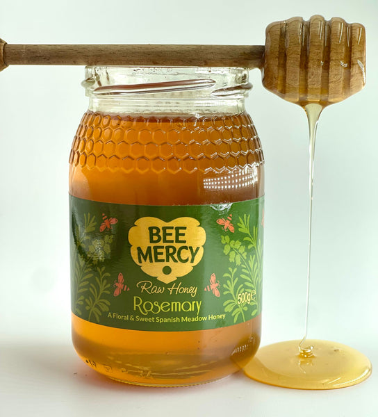 Raw Rosemary Honey (500g/1kg) | Raw Natural Honey | Bee Mercy